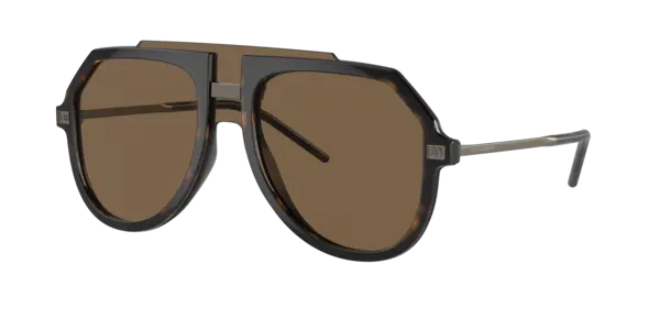 Dolce & Gabbana Full Rim Sunglasses - Dark Brown