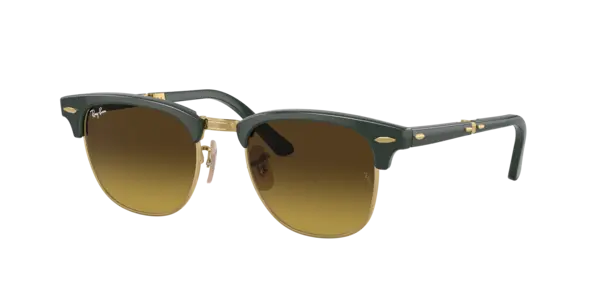 Ray-ban Clubmaster Folding Sunglasses - Brown