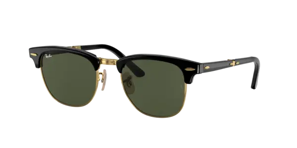 Ray-ban Clubmaster Folding Sunglasses - Green