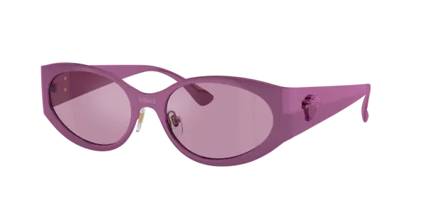 Versace Ve2263 Sunglasses - Dark Violet Mirror Silver Int