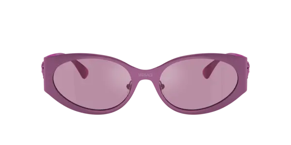 Versace Ve2263 Sunglasses - Dark Violet Mirror Silver Int