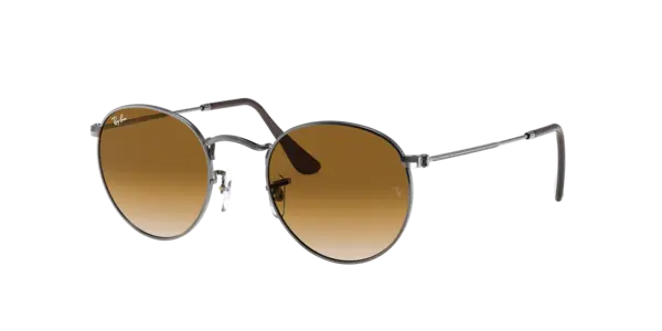 Ray-ban Round Sunglasses With Flat Lenses - Light Brown Gradient