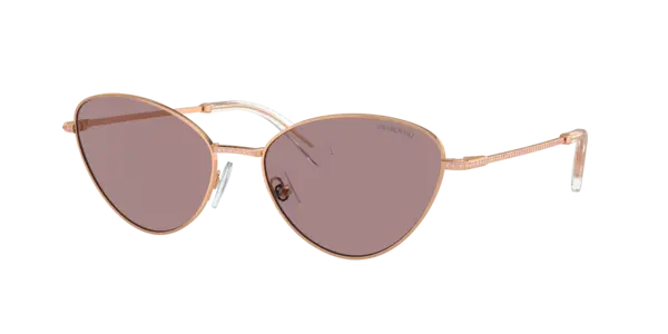 SWAROVSKI Sk7014 Sunglasses - Light Purple Brown