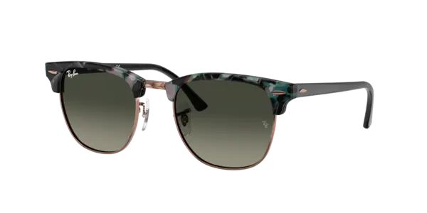 Ray-ban Clubmaster Fleck Sunglasses - Grey Gradient