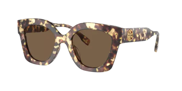Tory Burch Ty7201u Sunglasses - Dark Brown