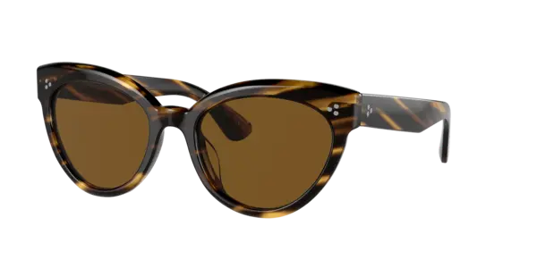 Oliver Spencer Roella Sunglasses - Dark Brown Polar