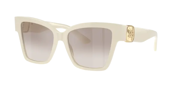 Dolce & Gabbana Sunglasses - Clear Gradient Brown Mirror Silver