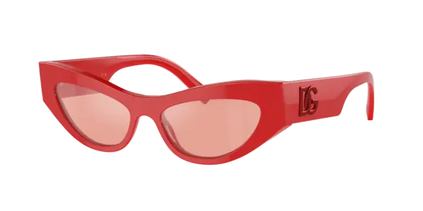 Dolce & Gabbana Cat Eye Sunglasses - Pink Mirror Pink