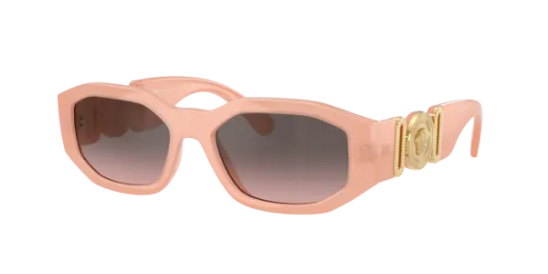 Versace Biggie Sunglasses - Pink Gradient Grey Flash Silver