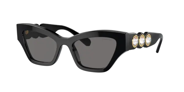 SWAROVSKI Cat Eye Sunglasses - Dark Grey Polarized