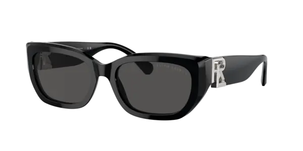 Ralph Lauren Oystershell Black Sunglasses - Dark Grey