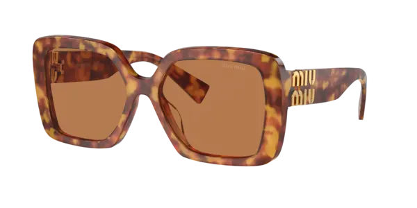 Miu Miu Mu 10ys Sunglasses - Brown