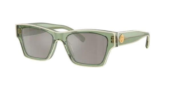 Tory Burch Sunglasses - Light Grey Silver Mirror