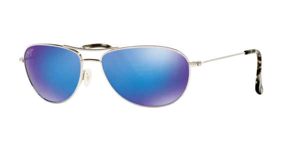 Maui Jim Aviator Sunglasses - Blue Hawaii Mirror Polarized