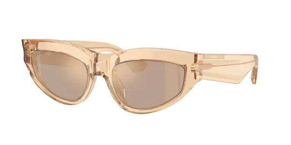 Burberry Sunglasses Be4425u - Light Brown Mirror Flash Gold