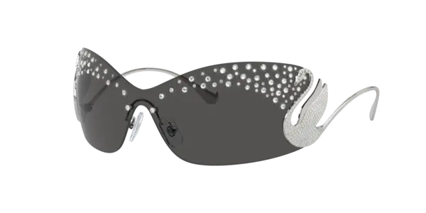 SWAROVSKI Embellished Sunglasses - Dark Grey