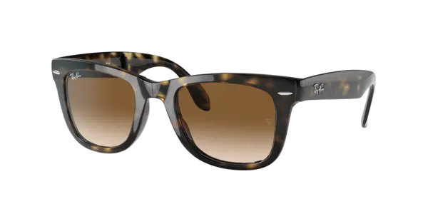 Ray-ban Wayfarer Folding Classic Sunglasses - Light Brown Gradient