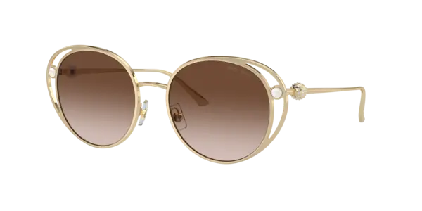 JIMMY CHOO Round Frame Sunglasses - Gradient Brown