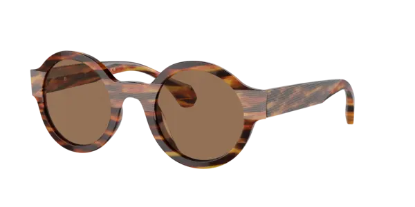 ALAIN MIKLI Round Sunglasses - Polar Brown
