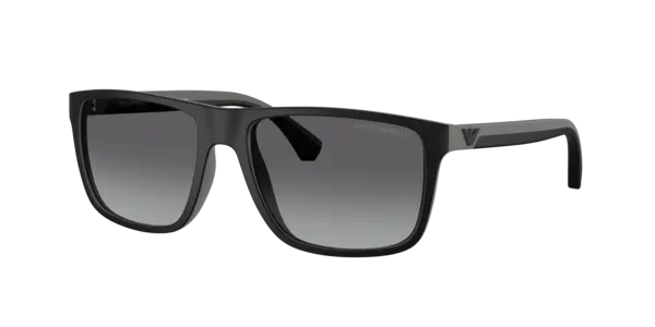 Emporio Armani Full Rim Sunglasses - Gradient Grey Polarized