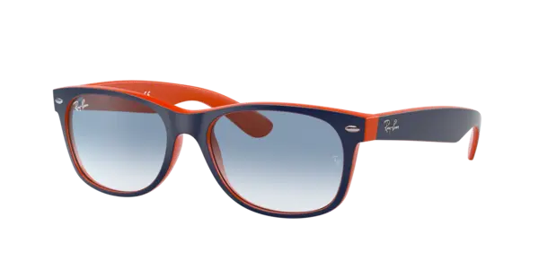 Ray-ban New Wayfarer Color Mix Sunglasses - Light Blue Gradient