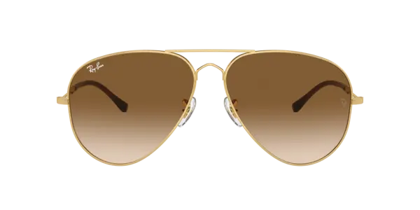 Ray-ban Aviator Sunglasses - Clear & Brown