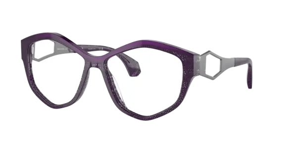 ALAIN MIKLI Full Rim Sunglasses - Photo Clear To Amethyst Quarz