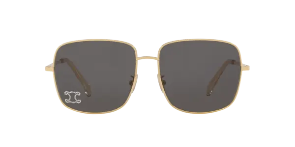 Celine Rhinestone Triomphe Sunglasses - Grey