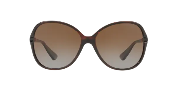 SUNGLASS HUT COLLECTION Round Frame Sunglasses - Polar Brown Gradient Grey