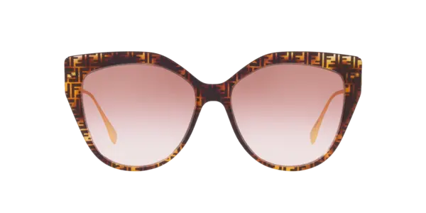 Fendi Fe40011u Sunglasses - Red | Editorialist display picture 2