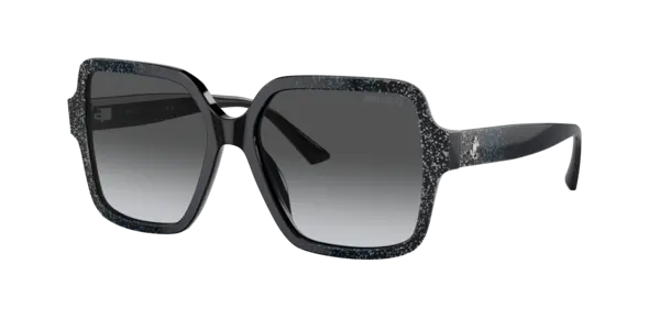 JIMMY CHOO Glitter Sunglasses - Gradient Grey Polarized