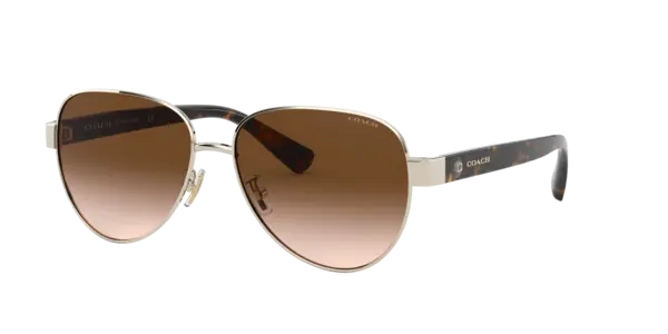 COACH Aviator Sunglasses - Brown Gradient