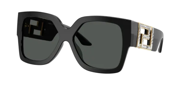 Versace Square Frame Sunglasses - Dark Grey