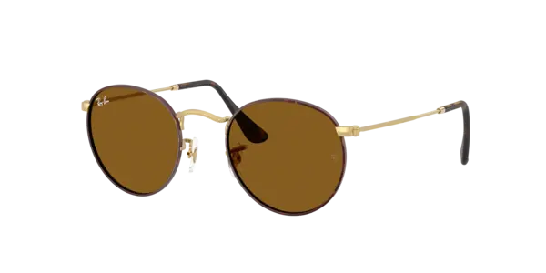Ray-ban Round Metal Sunglasses - Brown
