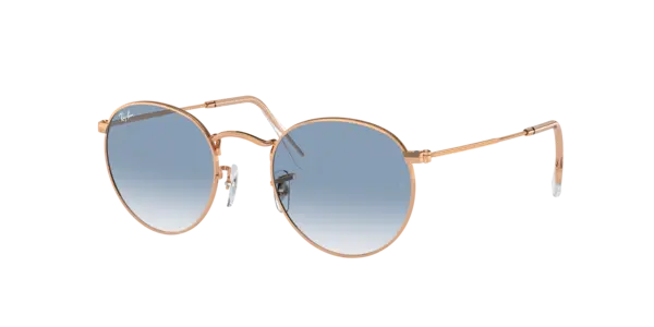 Ray-ban Round Metal Sunglasses - Clear & Blue