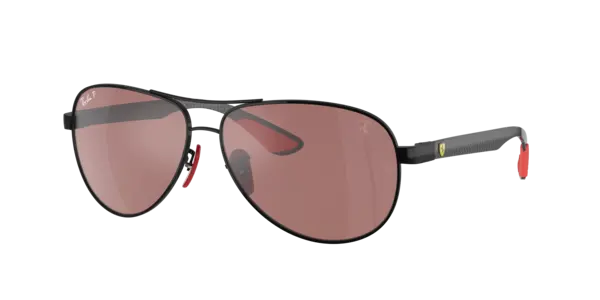 Ray-ban Scuderia Ferrari Collection Sunglasses - Purple,silver