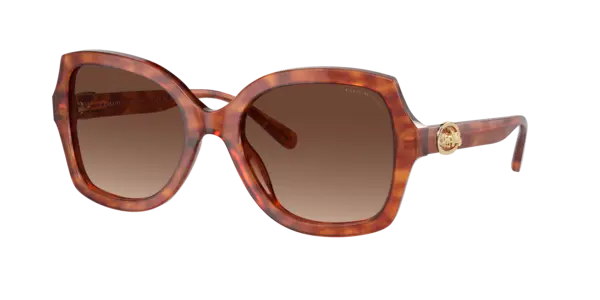 COACH Tortoiseshell Sunglasses - Brown Gradient Polarized