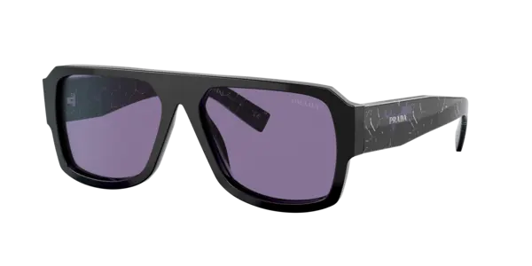 Prada Pr 22ys Sunglasses - Violet Mirror Internal Silver