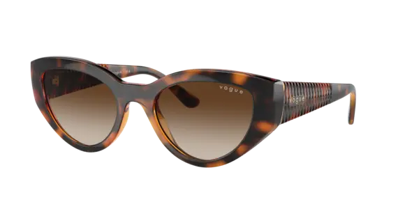 VOGUE EYEWEAR Tortoiseshell Cat Eye Sunglasses - Gradient Brown
