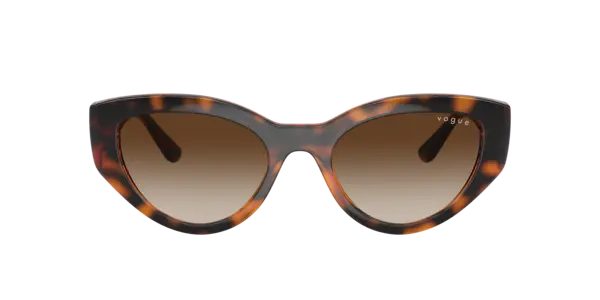 VOGUE EYEWEAR Tortoiseshell Cat Eye Sunglasses - Gradient Brown