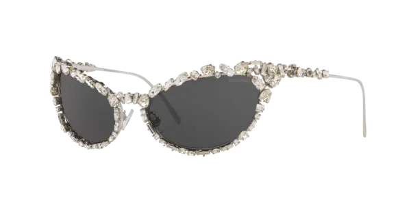 SWAROVSKI Embellished Sunglasses - Dark Grey