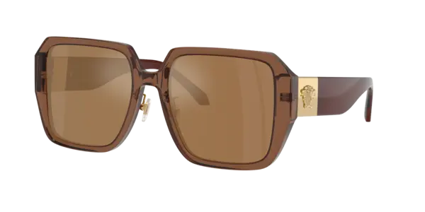 Versace Ve4472d Sunglasses - Brown Orange Metallic