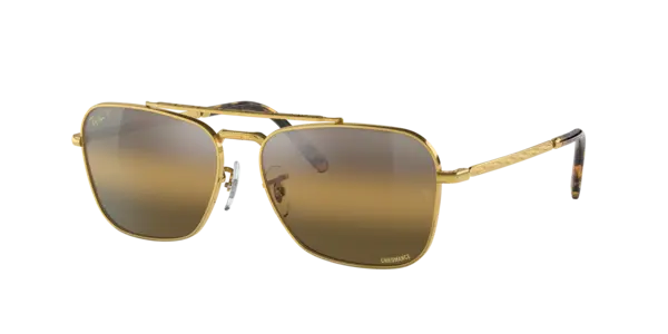 Ray-ban Caravan Sunglasses - Silver,brown