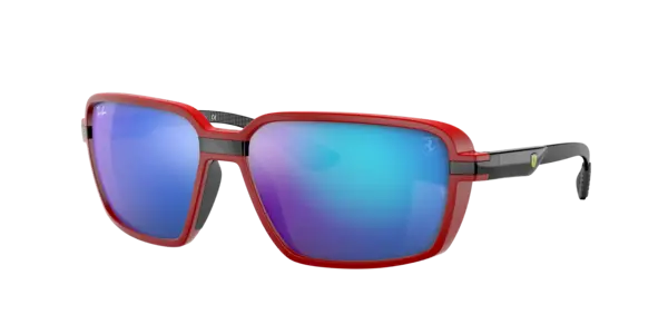 Ray-ban Scuderia Ferrari Collection Sunglasses - Blue Mirror
