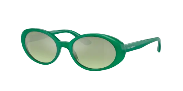 Dolce & Gabbana Dg4443 Sunglasses - Green Mirror Silver Gradient