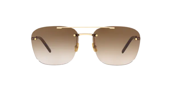 Saint Laurent Sl 309 Rimless Sunglasses - Brown Gradient