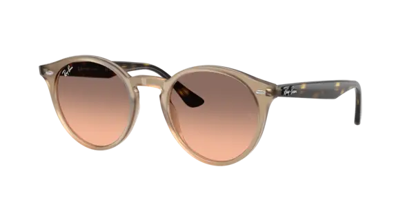 Ray-ban Round Frame Sunglasses - Pink Gradient Grey
