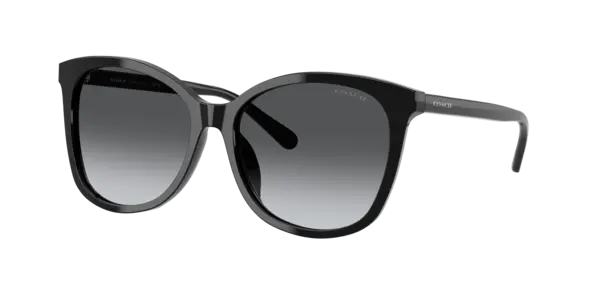 COACH Hc8271u L1101 Sunglasses - Dark Grey Gradient Polarized