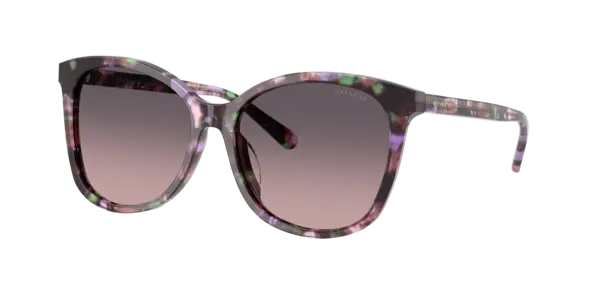 COACH Hc8271u L1101 Sunglasses - Smoke Purple Gradient