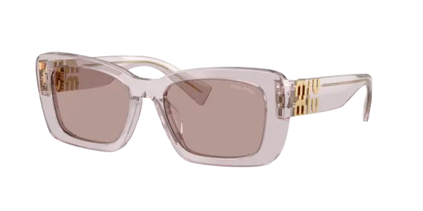 Miu Miu Mu 07ys Sunglasses - Light Purple Brown